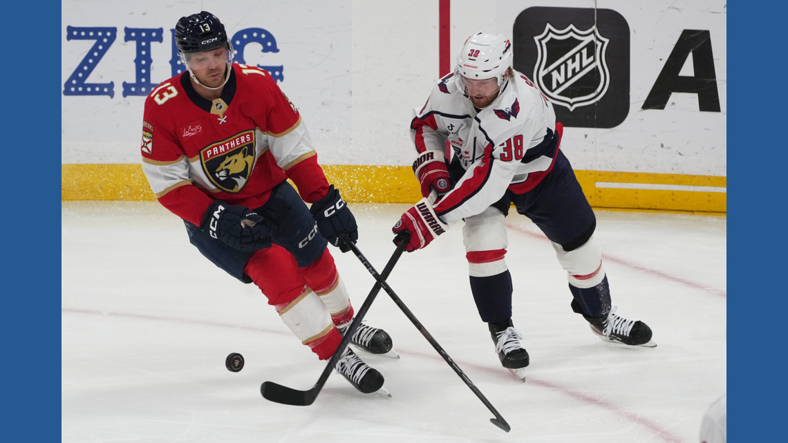 Marchand reaches 1,000 points, Reinhart scores twice as Panthers beat ...