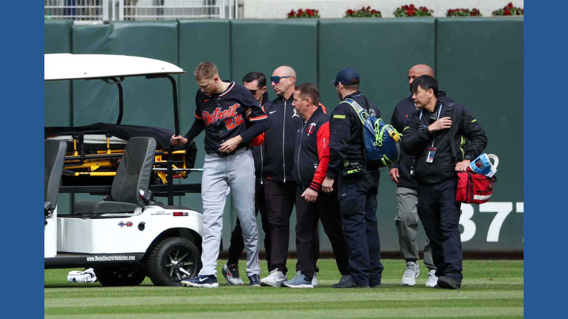 Tigers' Parker Meadows goes on injured list with concussion, broken arm ...
