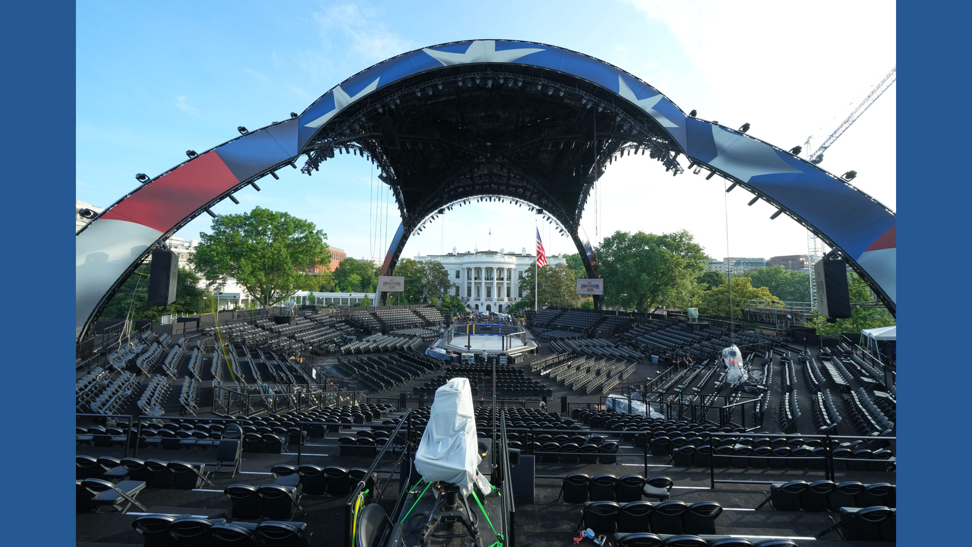 Trump turns 80 with a showstopping spectacle of cage fights at the ...