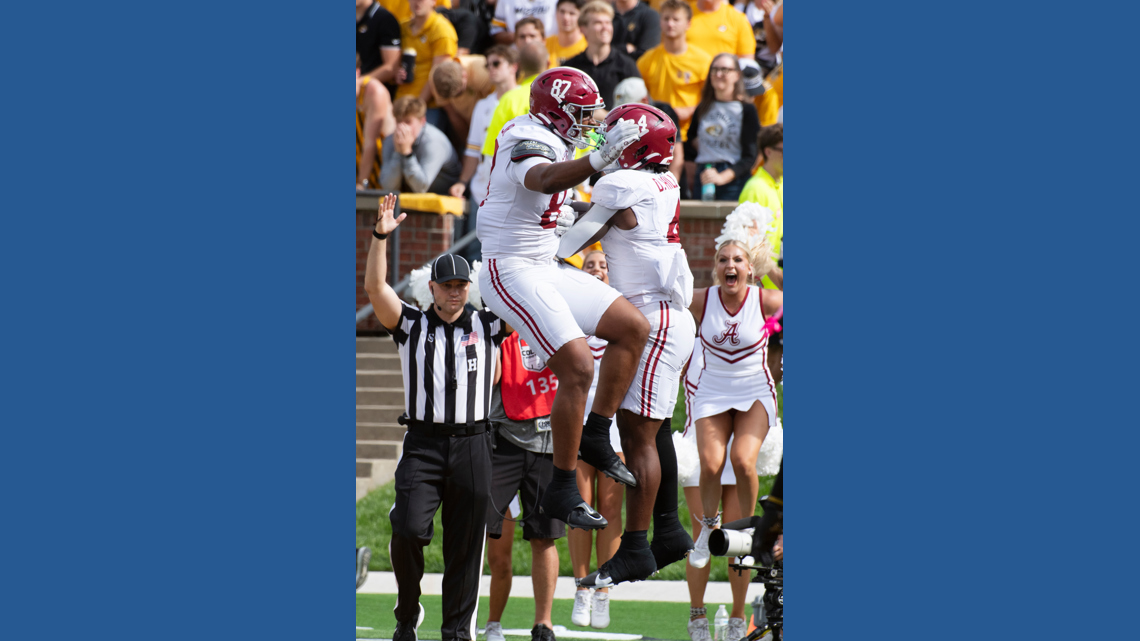 Alabama beats No. 14 Missouri 27-24 behind Simpson’s 3 TDs | ksdk.com