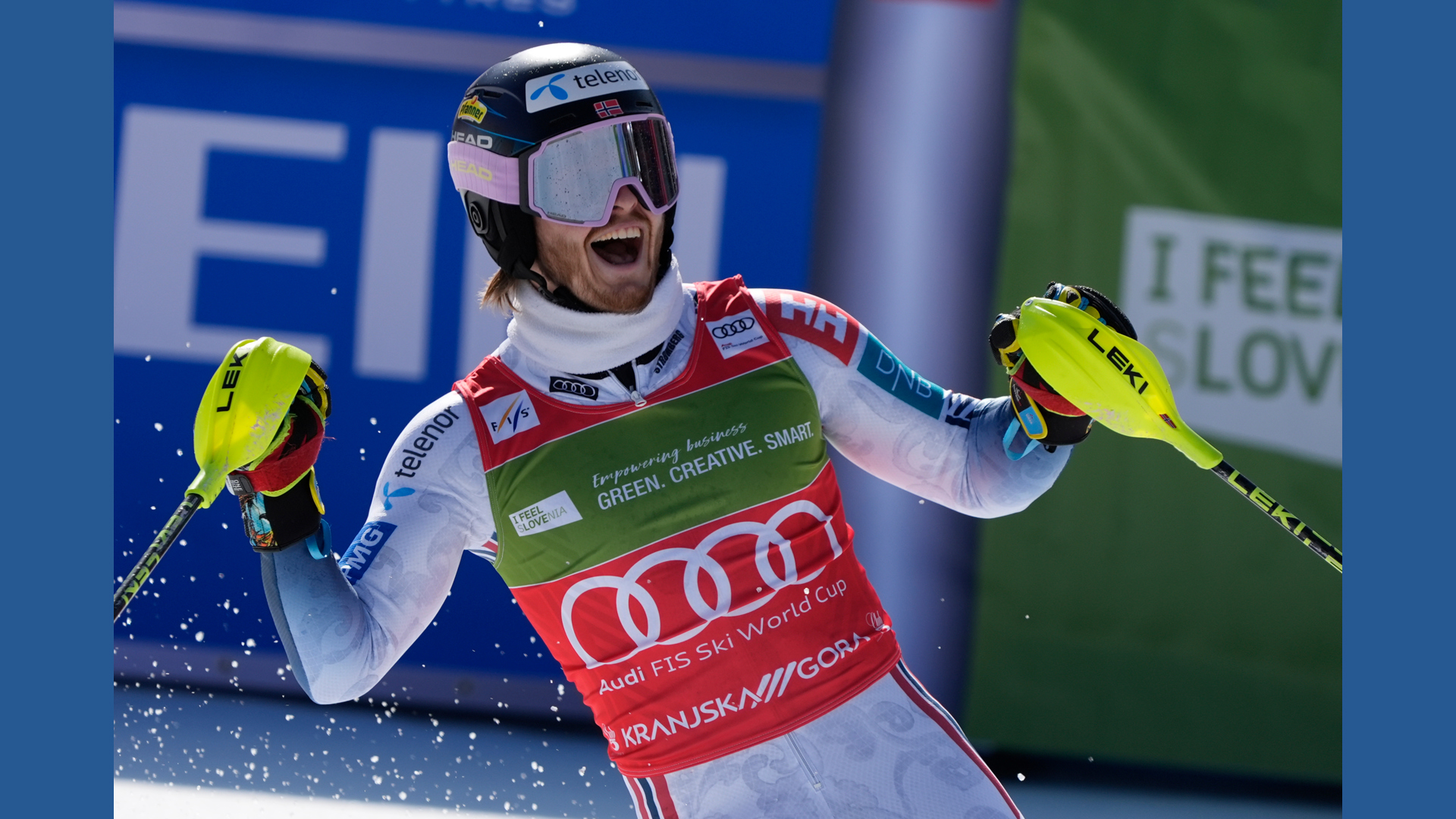 Atle Lie McGrath leads in first World Cup slalom since his Olympic exit ...