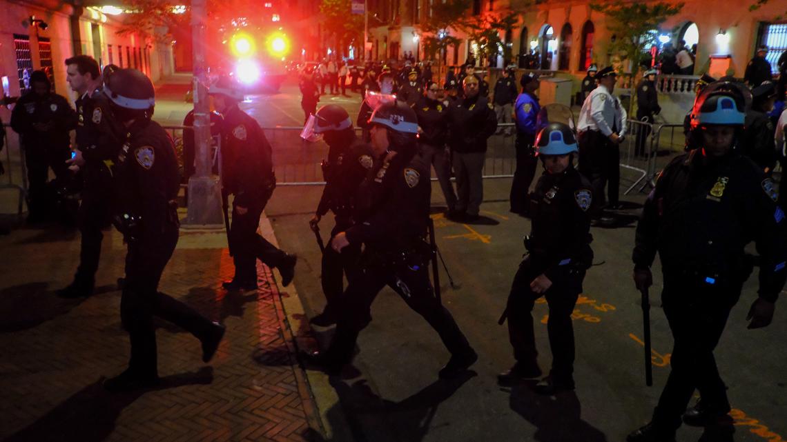 Columbia University building taken over by anti-war protests | ksdk.com