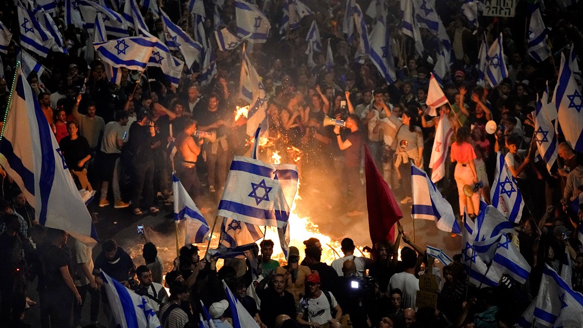 Israel: Mass protests after Netanyahu fires defense minister | ksdk.com