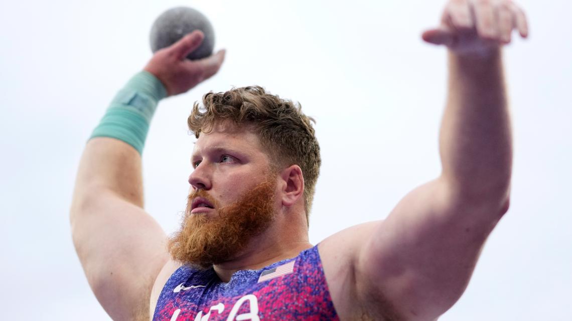 Olympics shot put final: Ryan Crouser gets historic win in Paris | ksdk.com