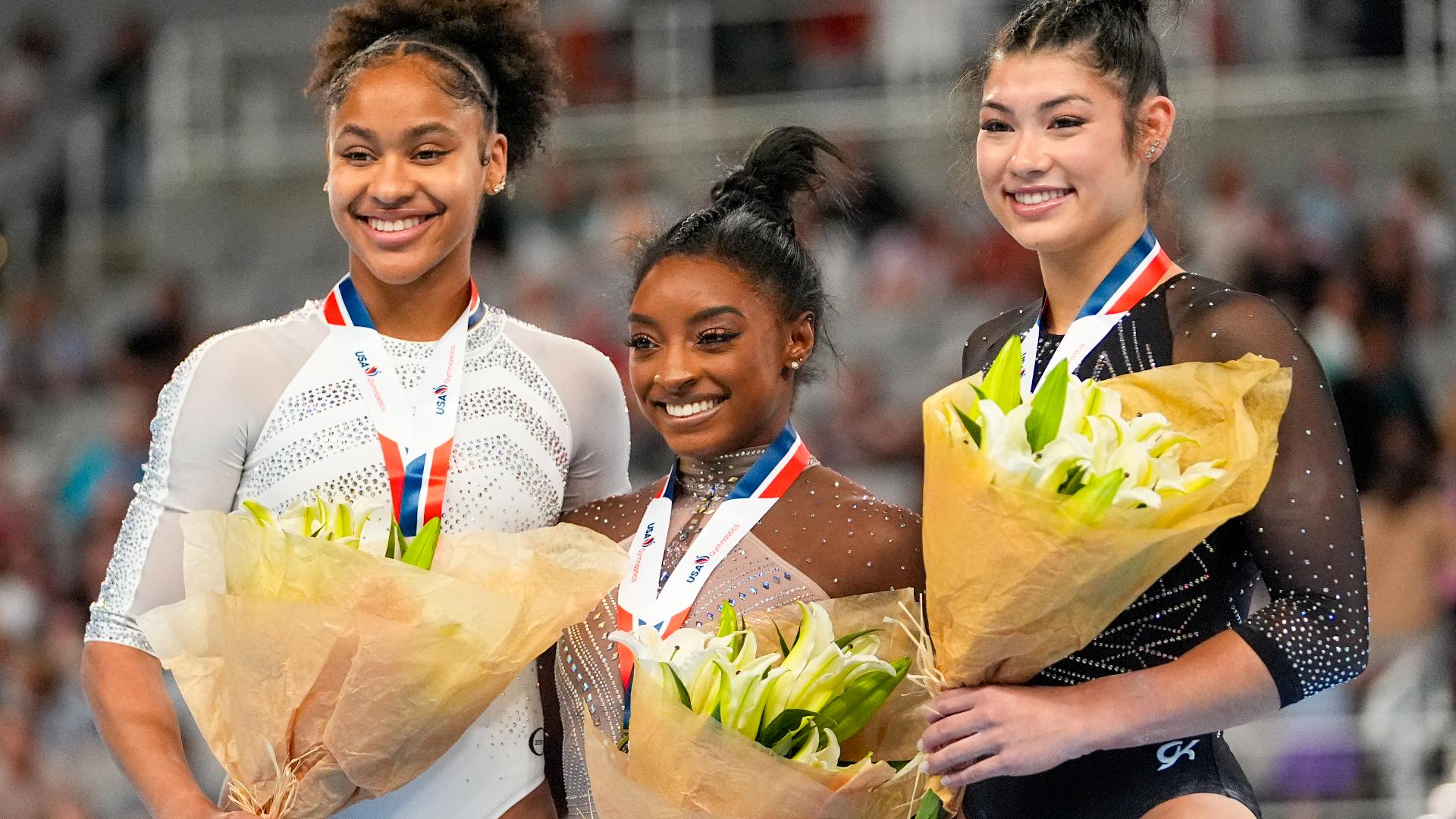 Us Gymnastics Championship Simone Biles Cruises To 9th Title