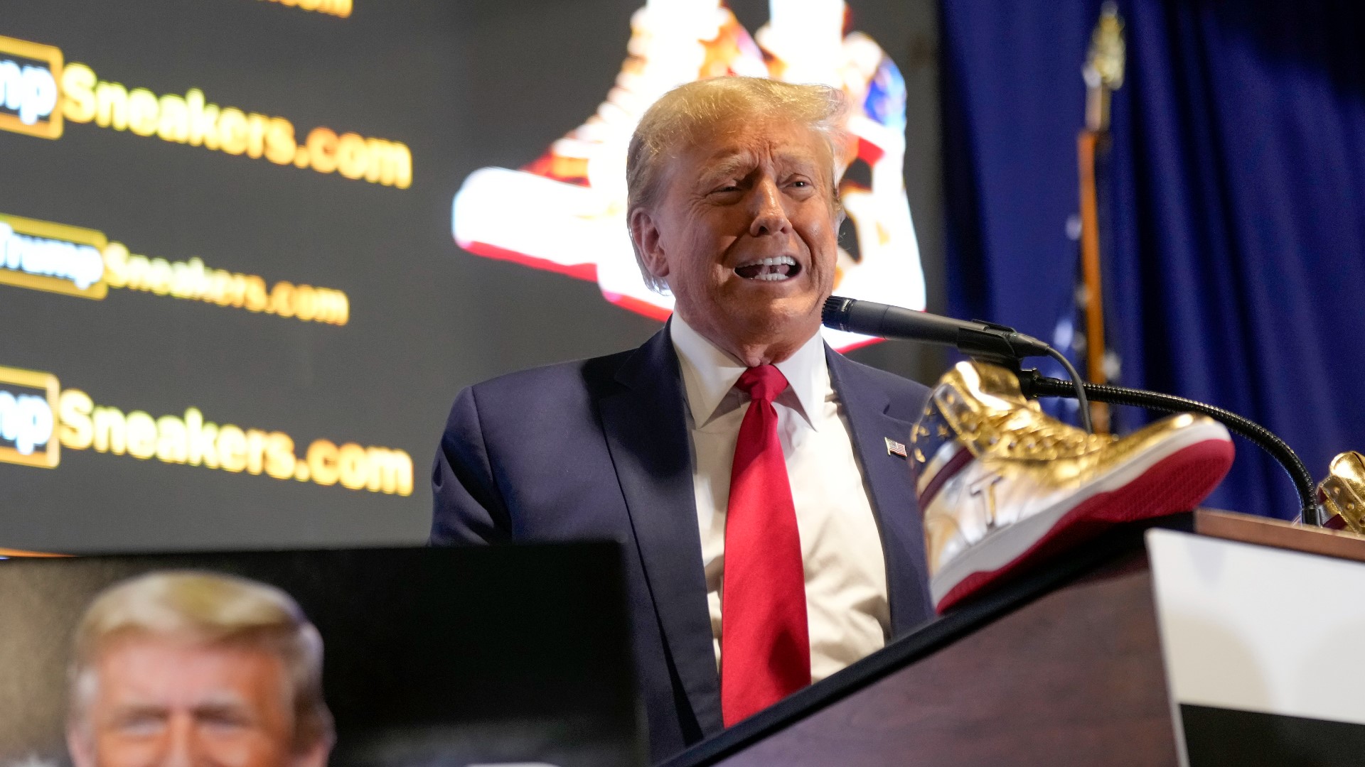 Trump unveils $399 sneaker line at 'Sneaker Con' in Philadelphia | ksdk.com