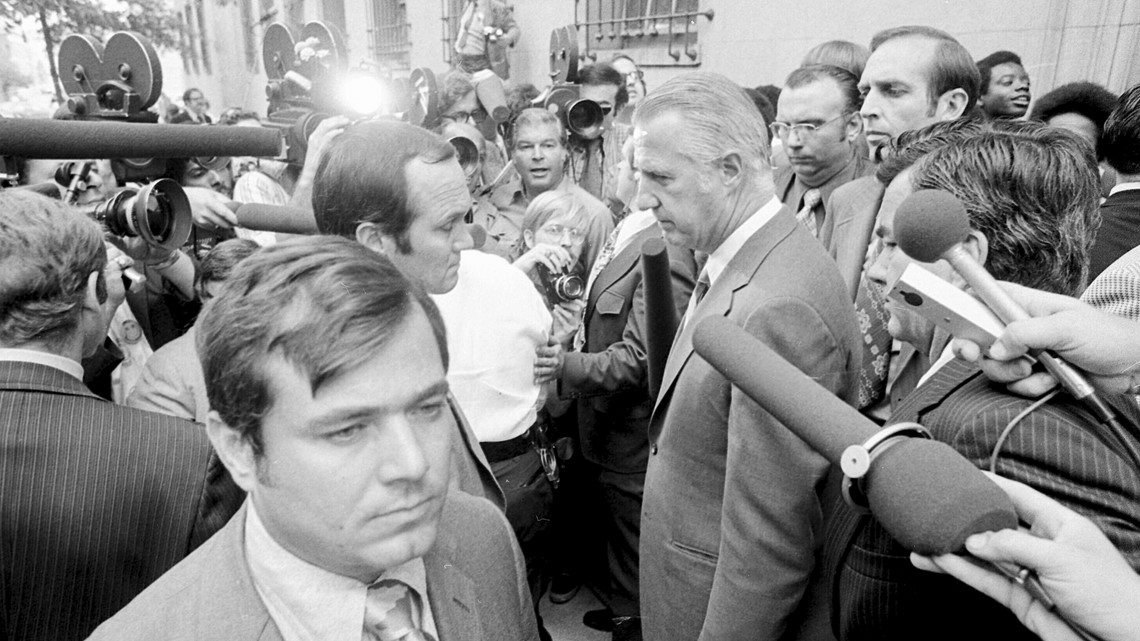 What happened in Spiro Agnew's 1973 courtroom appearance | ksdk.com