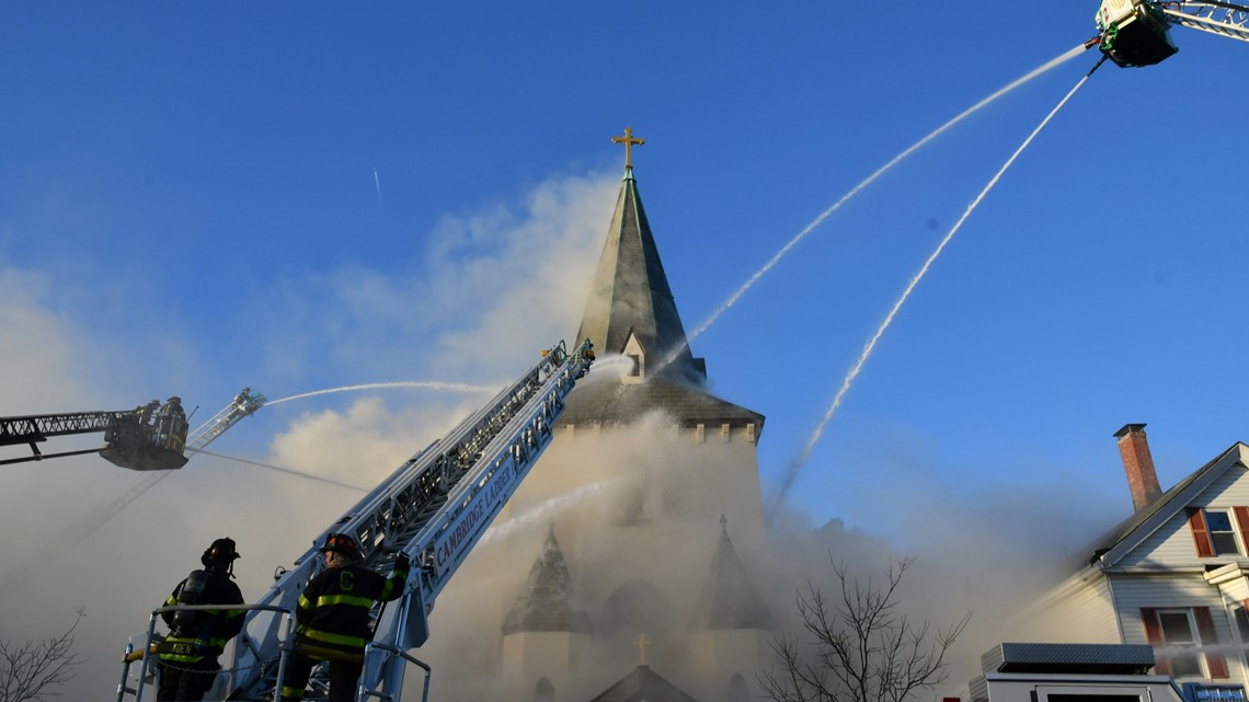 Massachusetts church damaged by fire following Easter services | ksdk.com