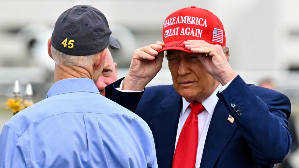 Trump attends NASCAR's Daytona 500 | ksdk.com
