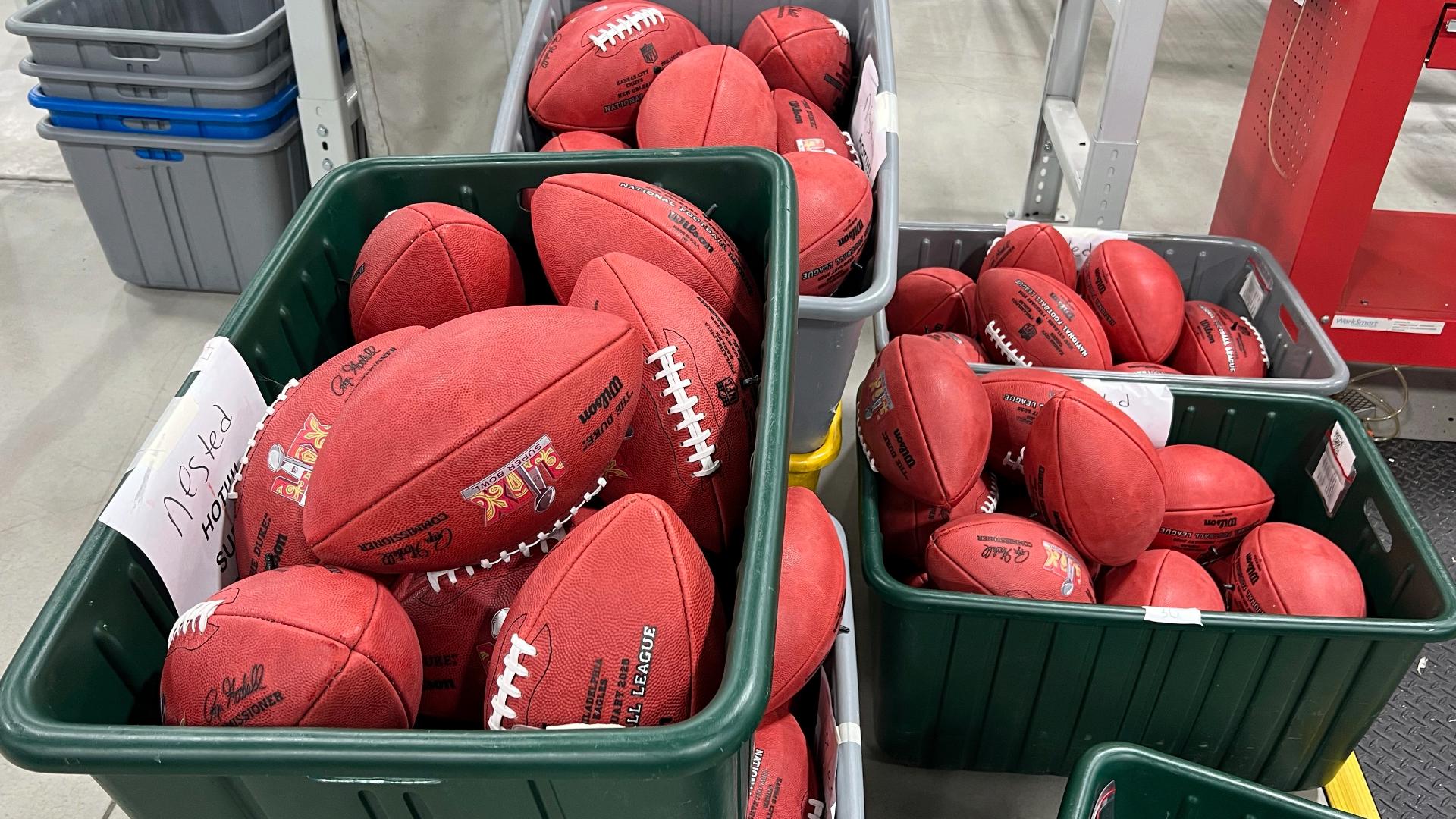 How are Super Bowl footballs made? Meet the people behind the 20-step ...