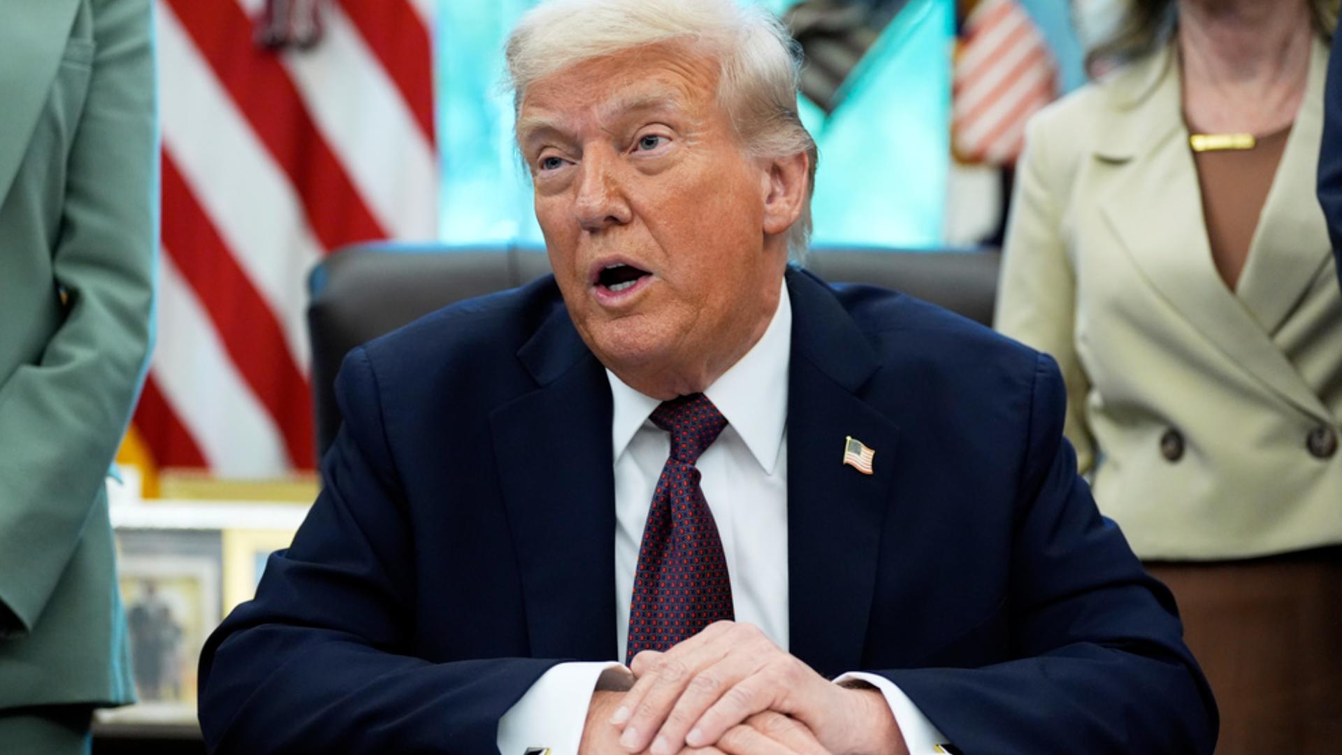 Trump explains why he didn't lower flags for Minnesota lawmaker | ksdk.com