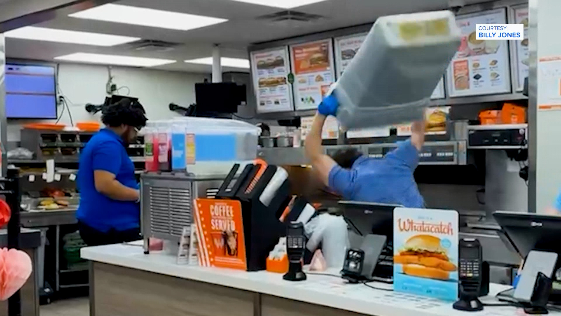 Texas Whataburger manager beat suspect with trash can after alleged ...