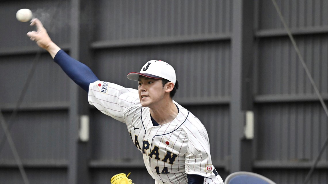 Prized Japanese pitcher Roki Sasaki says he intends to sign with Los ...