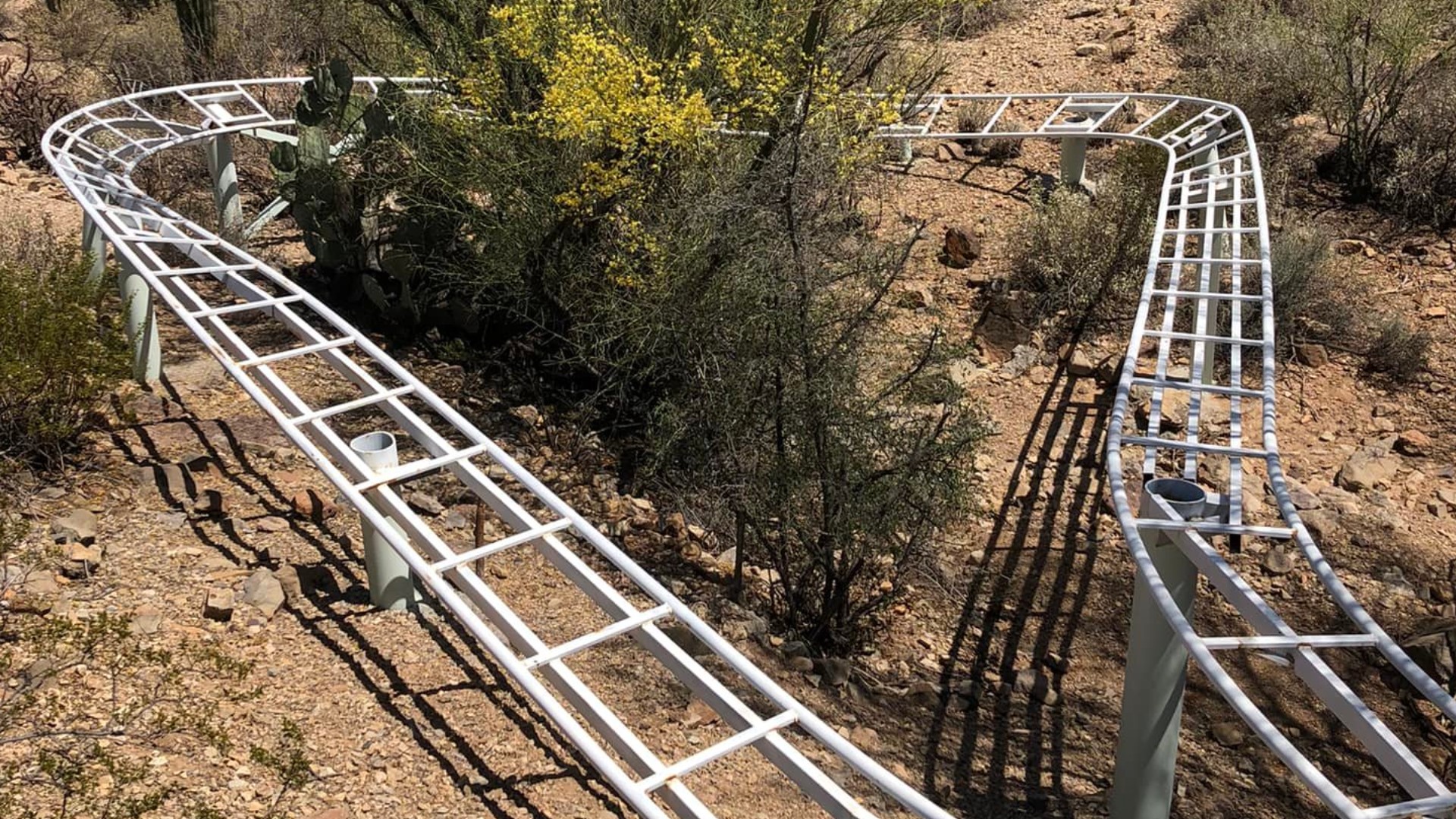 Arizona man builds backyard rollercoaster for grandkids | ksdk.com