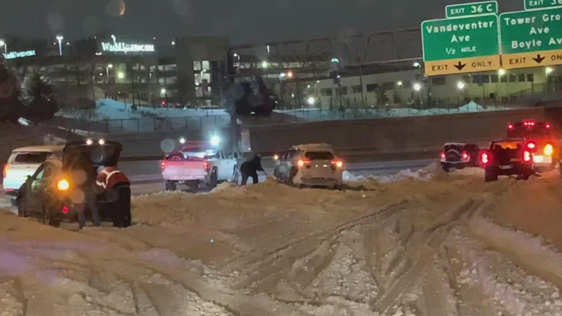 Check real-time road Conditions as snow and ice storm hits Missouri ...