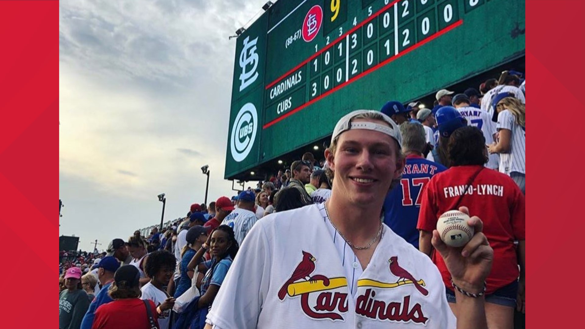 Here’s why a Cards fan celebrated a Cubs home run at Wrigley | ksdk.com