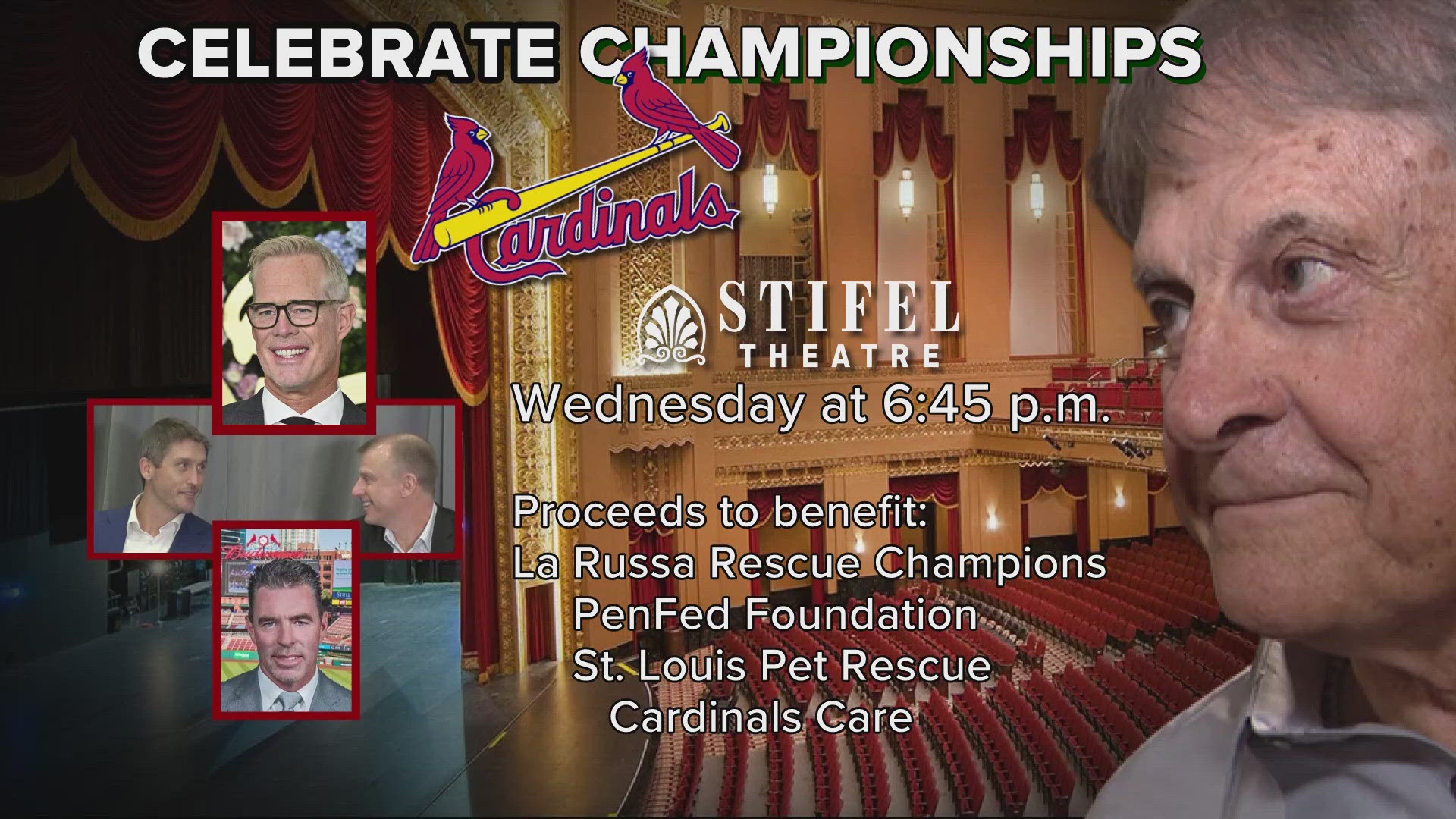 Tony La Russa to put on special event celebrating Cardinals ...