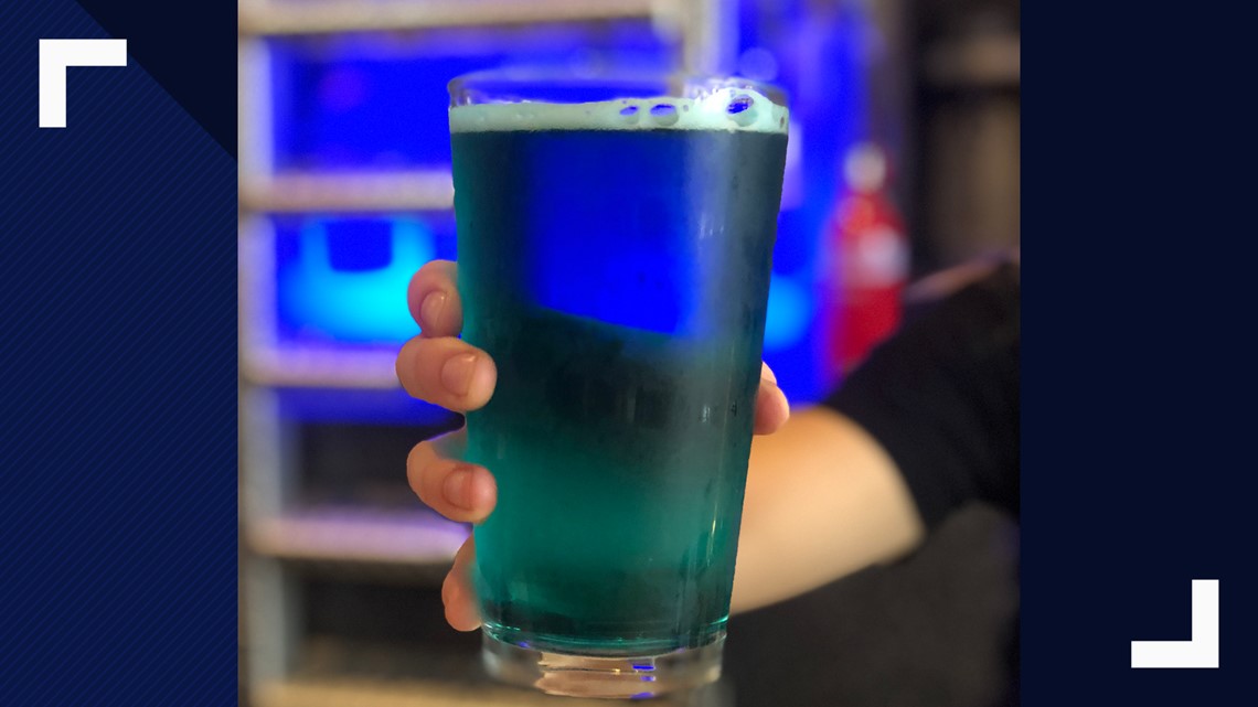 Celebrating the St. Louis Blues Stanley Cup win with blue beer at Sub ...