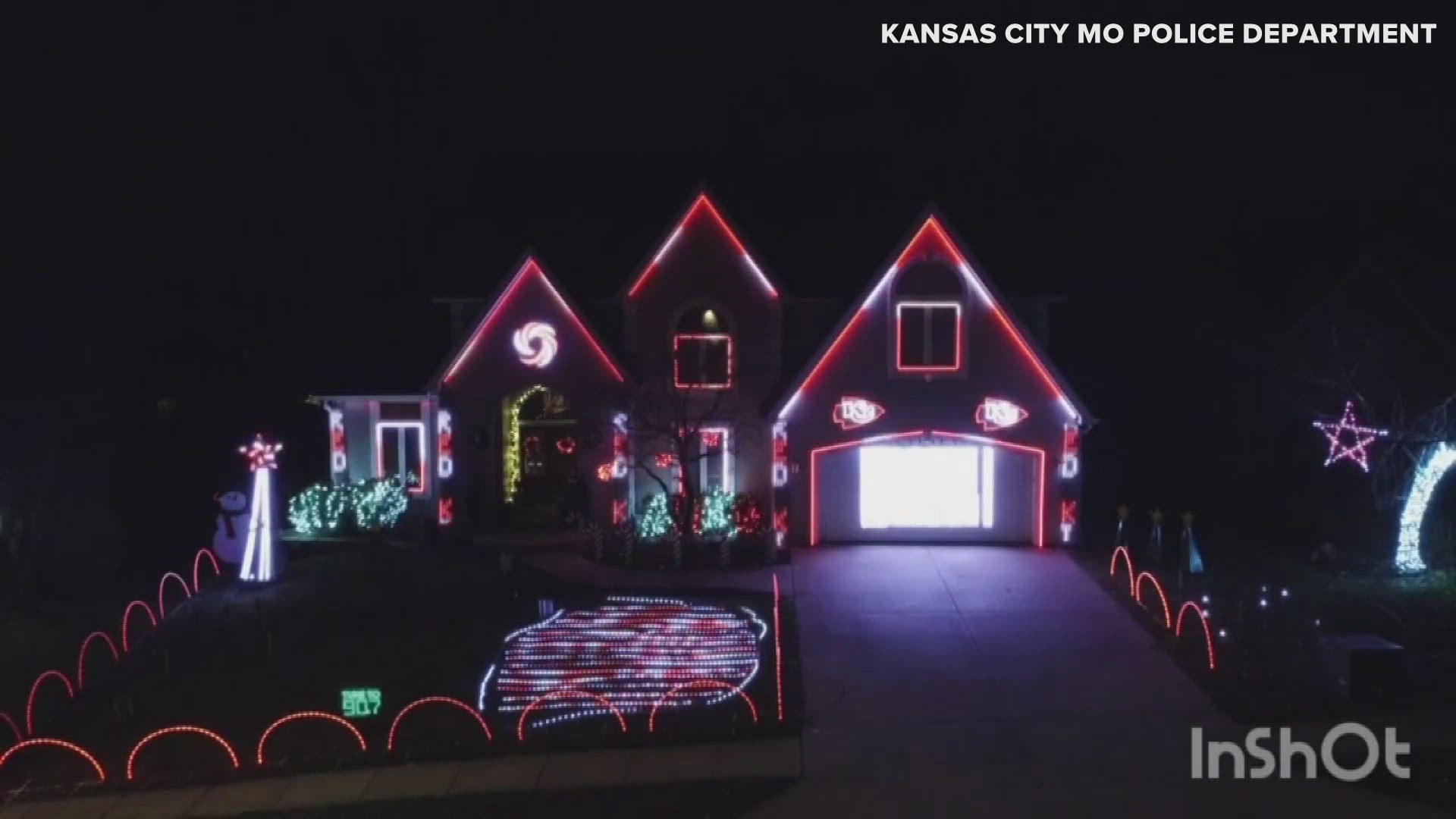 Kansas City fan creates Chiefs-themed light show | ksdk.com