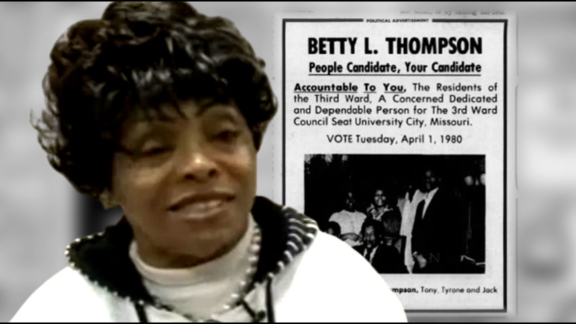 Former Missouri Rep. Betty Thompson has died | ksdk.com