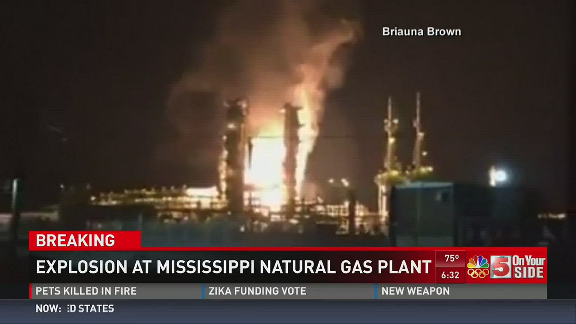 Explosion at Mississippi natural gas plant | ksdk.com