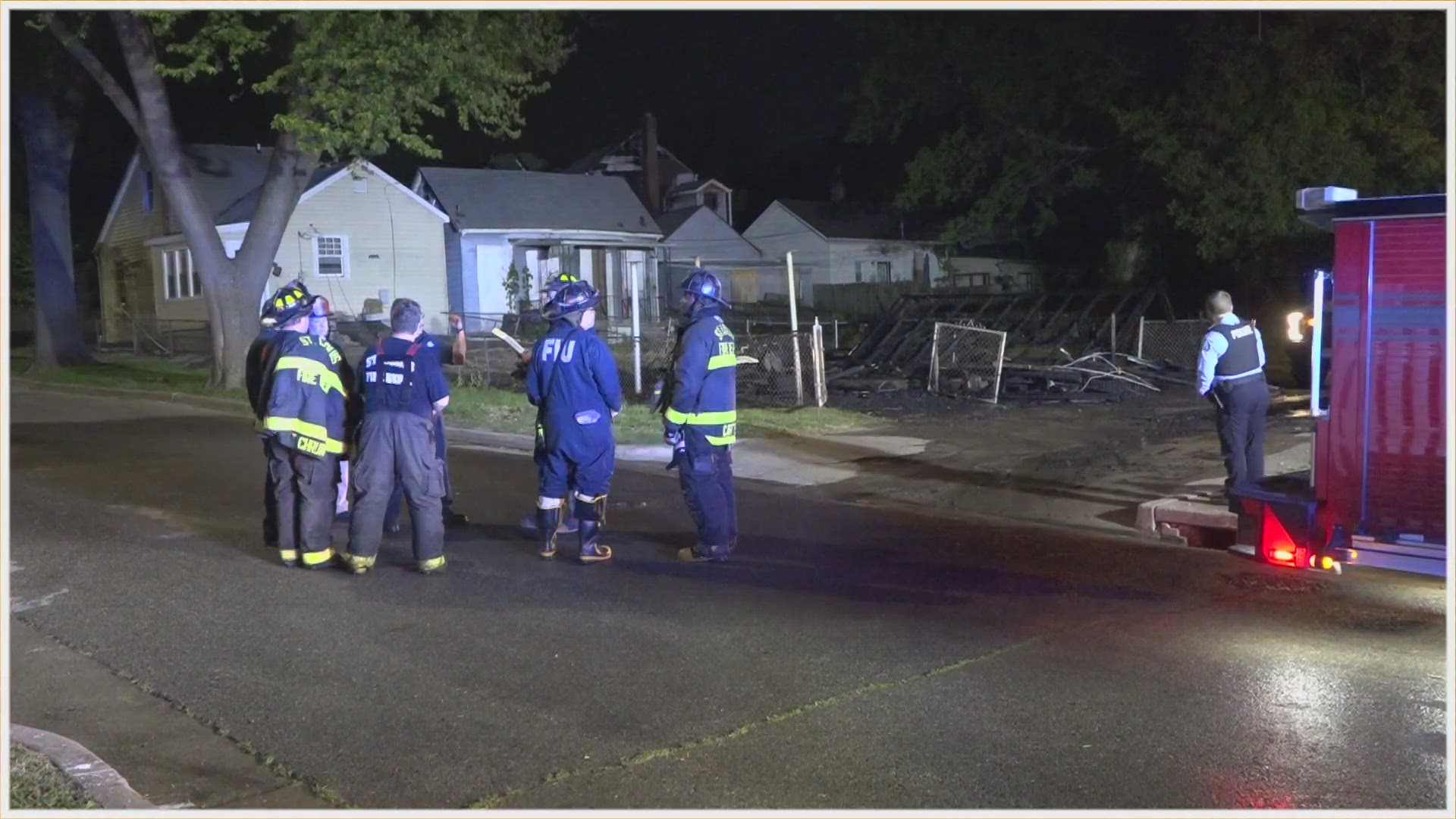 Garage fire severely burns south St. Louis man | ksdk.com