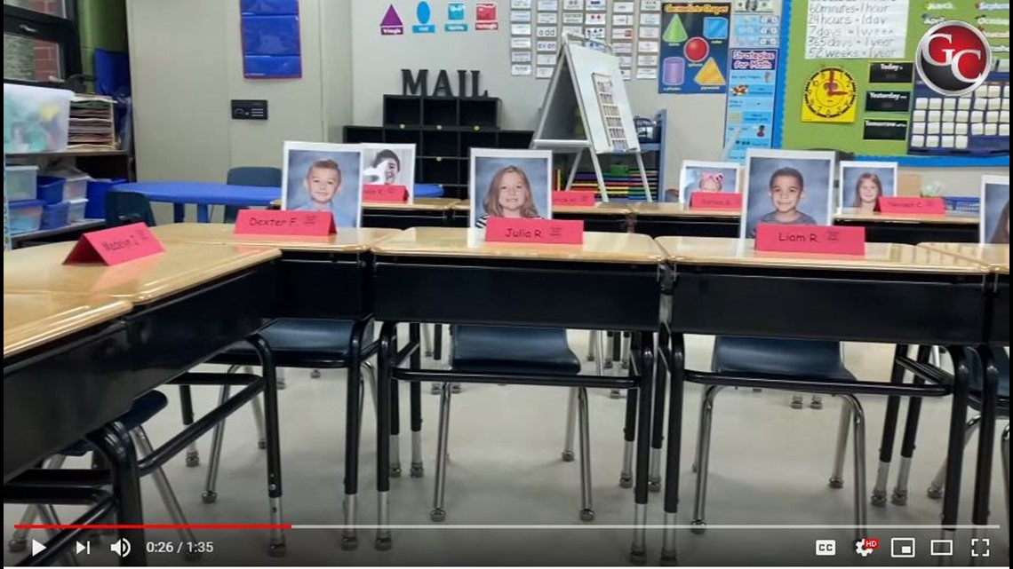 Illinois teachers use students' photos to fill classroom | ksdk.com