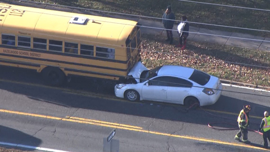 Hazelwood School District bus involved in St. Louis County crash | ksdk.com