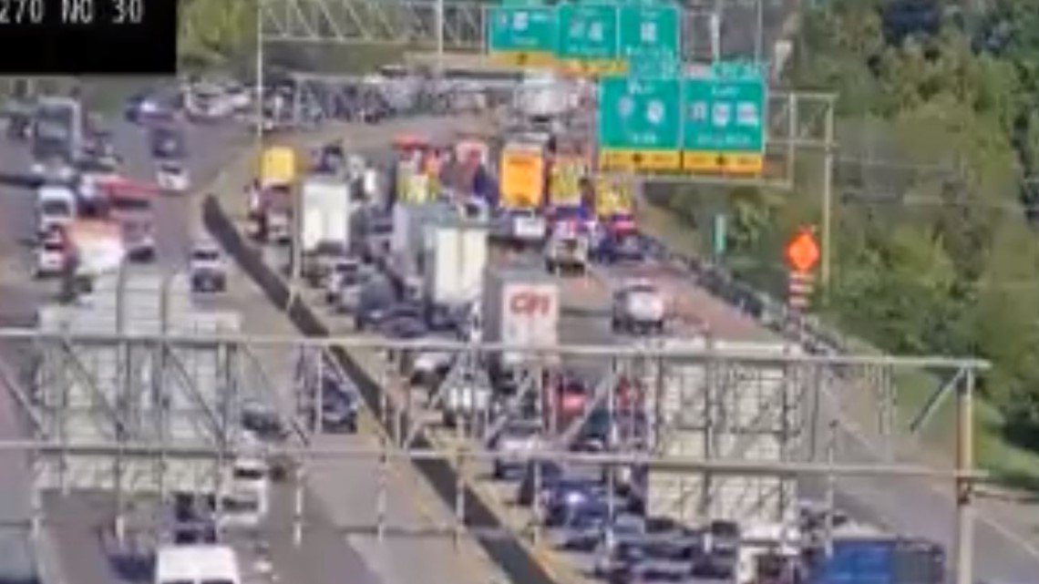 I-270 crash closes lanes near I-44 in St. Louis County | ksdk.com