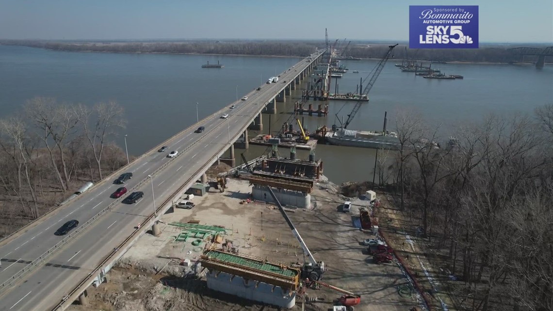 Chain of Rock Bridge construction timeline | ksdk.com