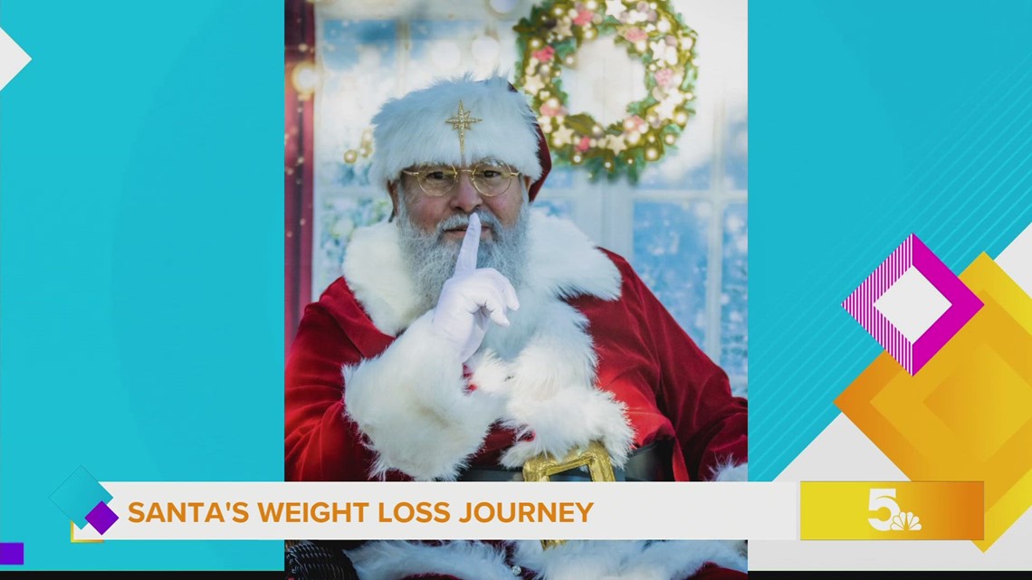See Santa's Weight Loss Journey before Christmas Eve | ksdk.com