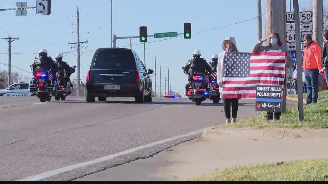 Sunset Hills police officer Christy Meier laid to rest | ksdk.com