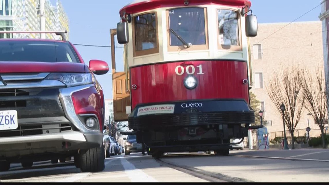 Loop Trolley hit by car, knocked out of commission | ksdk.com