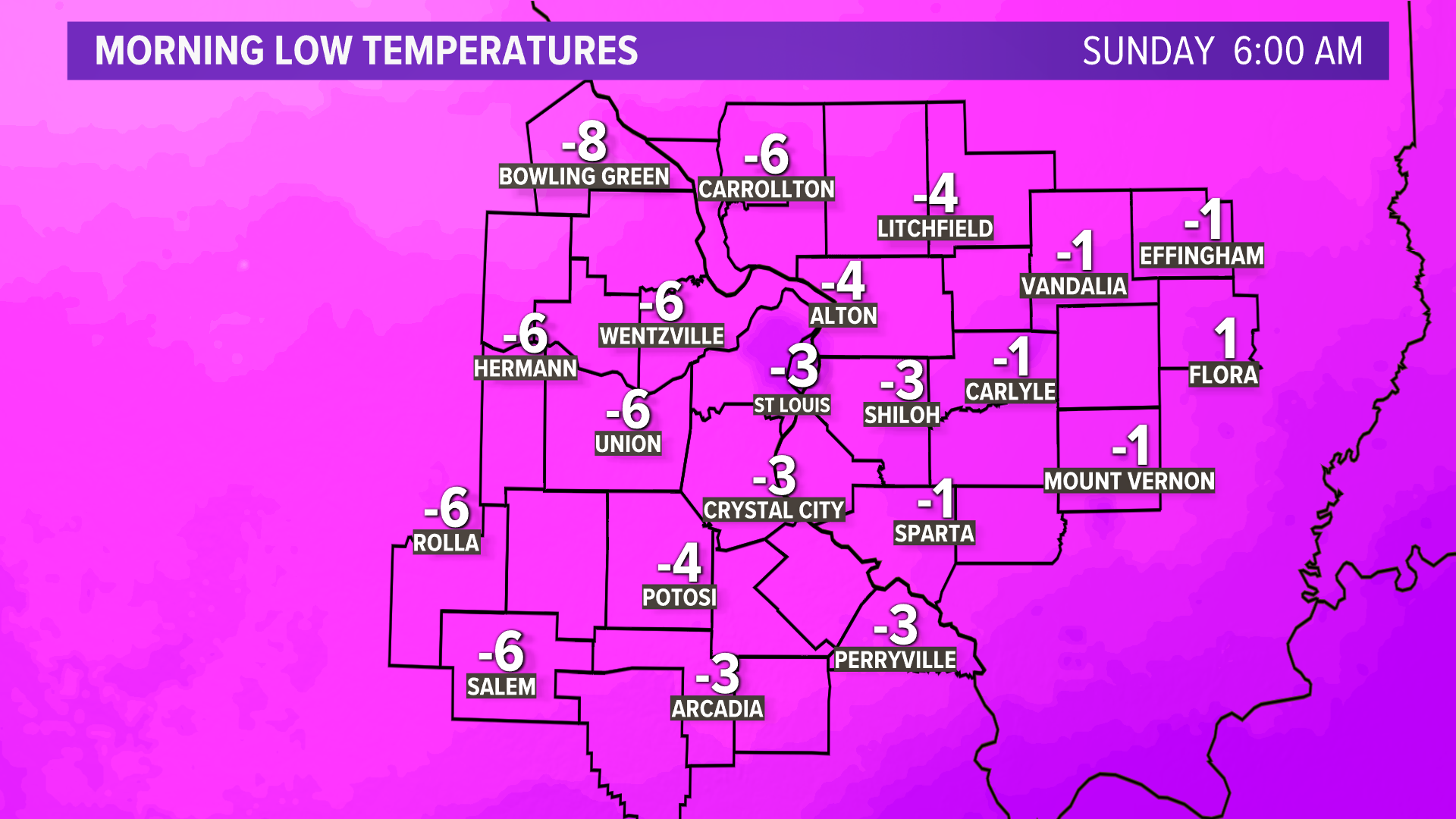 St. Louis weather: Snow, freezing rain timing and where | ksdk.com