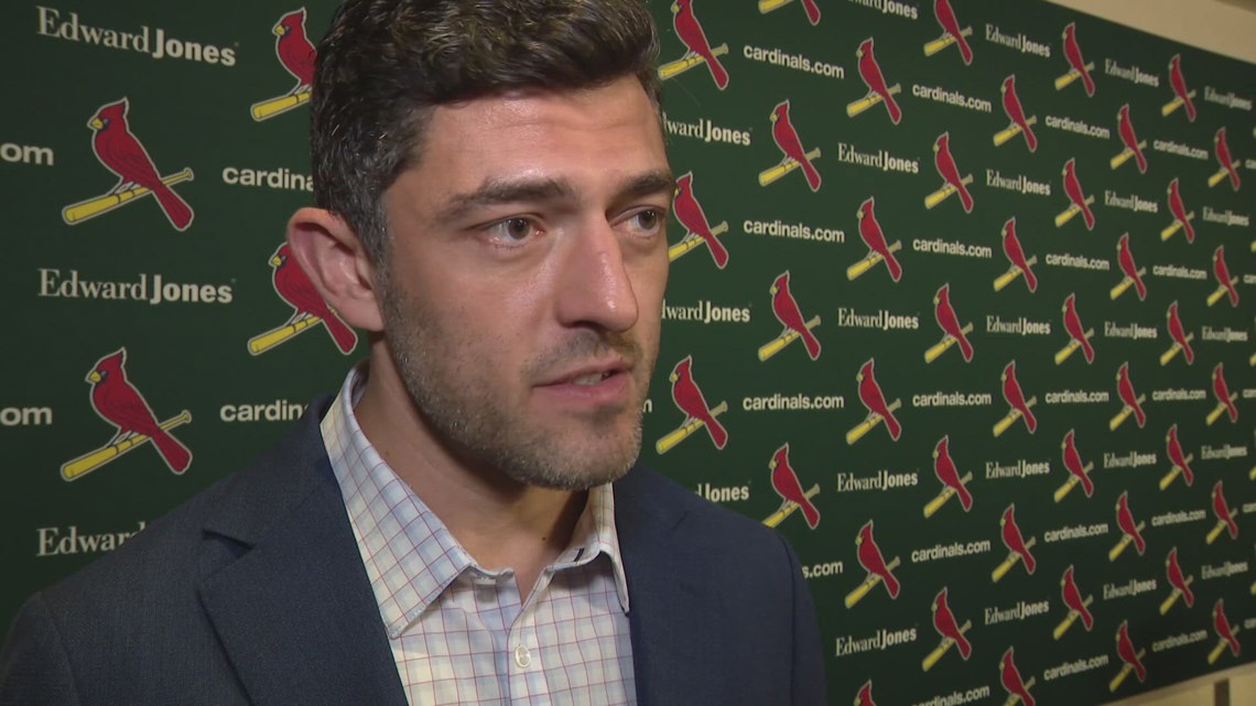 Chaim Bloom meets the Cardinals media | ksdk.com