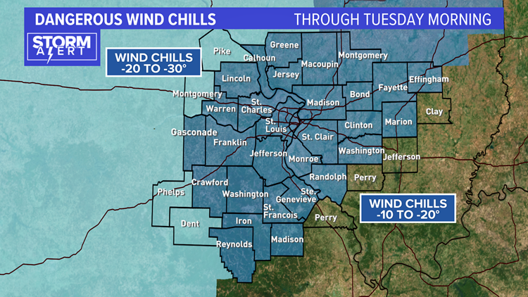 How much snow did St. Louis get? Snowfall totals and bitter cold | ksdk.com