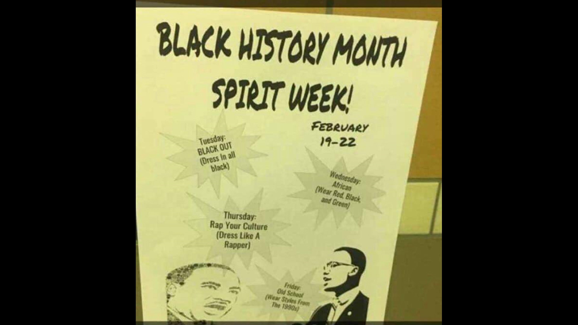 Black History Month flyer at St. Charles High School removed for being ...