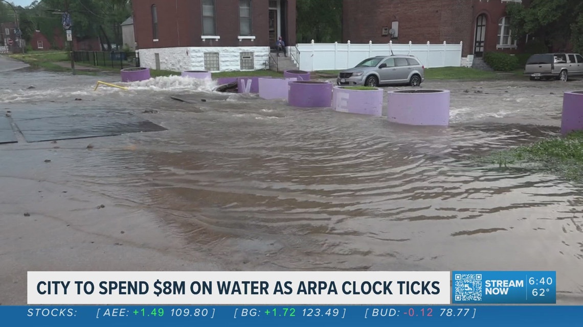 St. Louis to spend $8M on water infrastructure as clock on ARPA funding ...