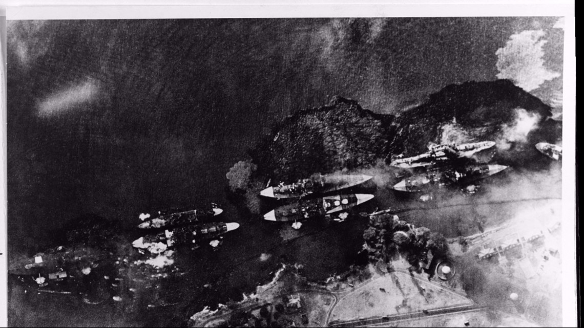 The story of "Battleship Row" during the attack | ksdk.com