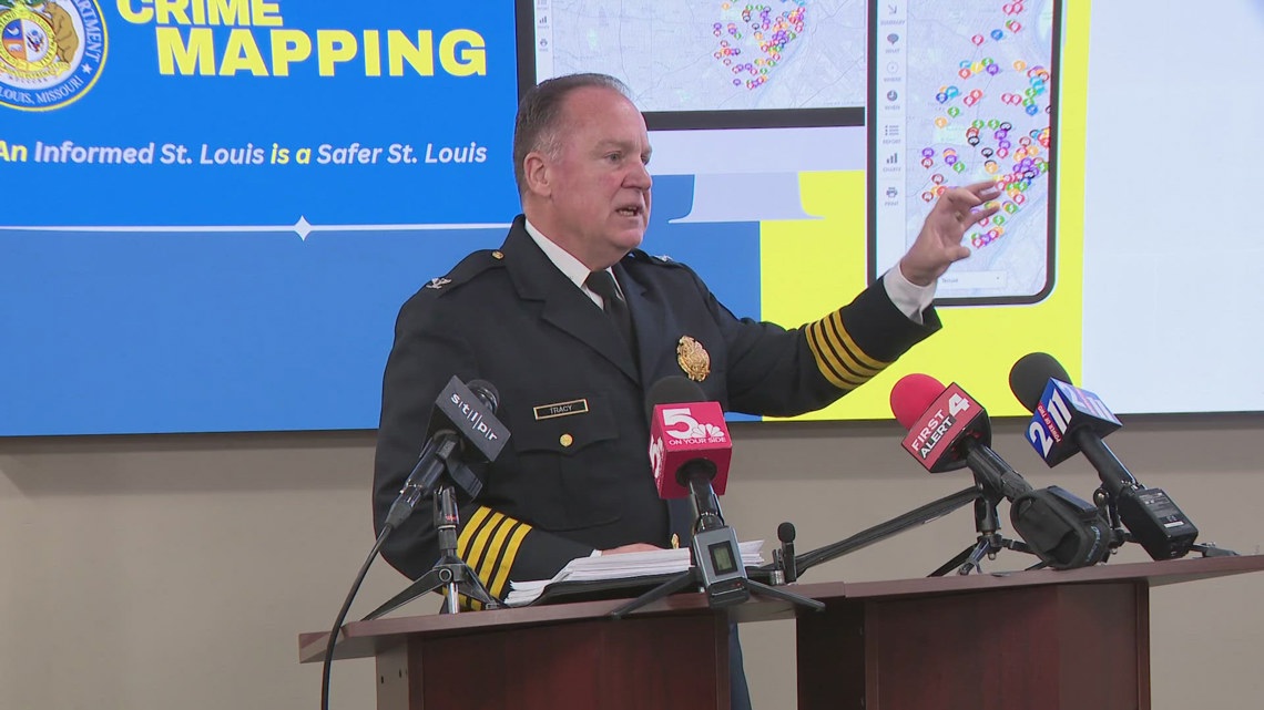 St. Louis police unveil new crime mapping tool | ksdk.com