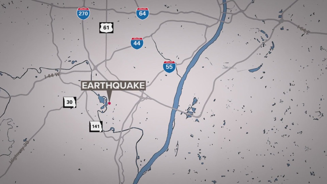 Earthquake far beneath community south of St. Louis confirmed early ...