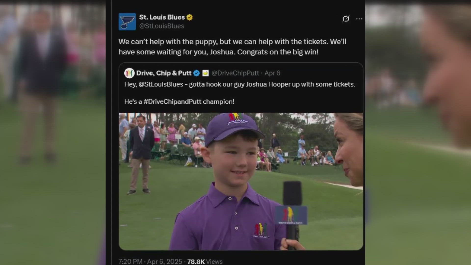 Wildwood 9-year-old Joshua Hooper wins at Augusta golf competition ...