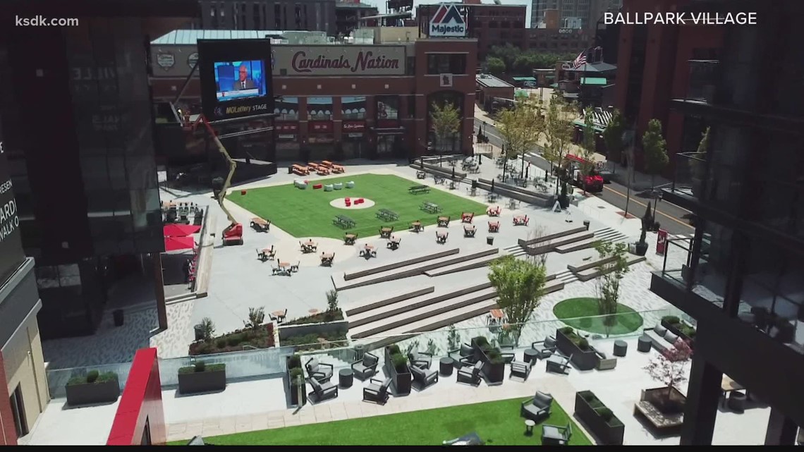 Ballpark Village gets ready for tomorrow’s home opener | ksdk.com