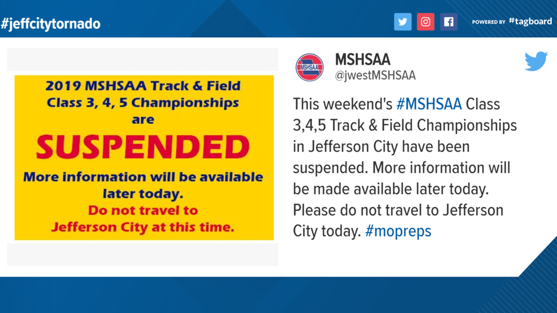 (MSHSAA) Track & Field Championships Class 3, 4, 5 have been suspended ...