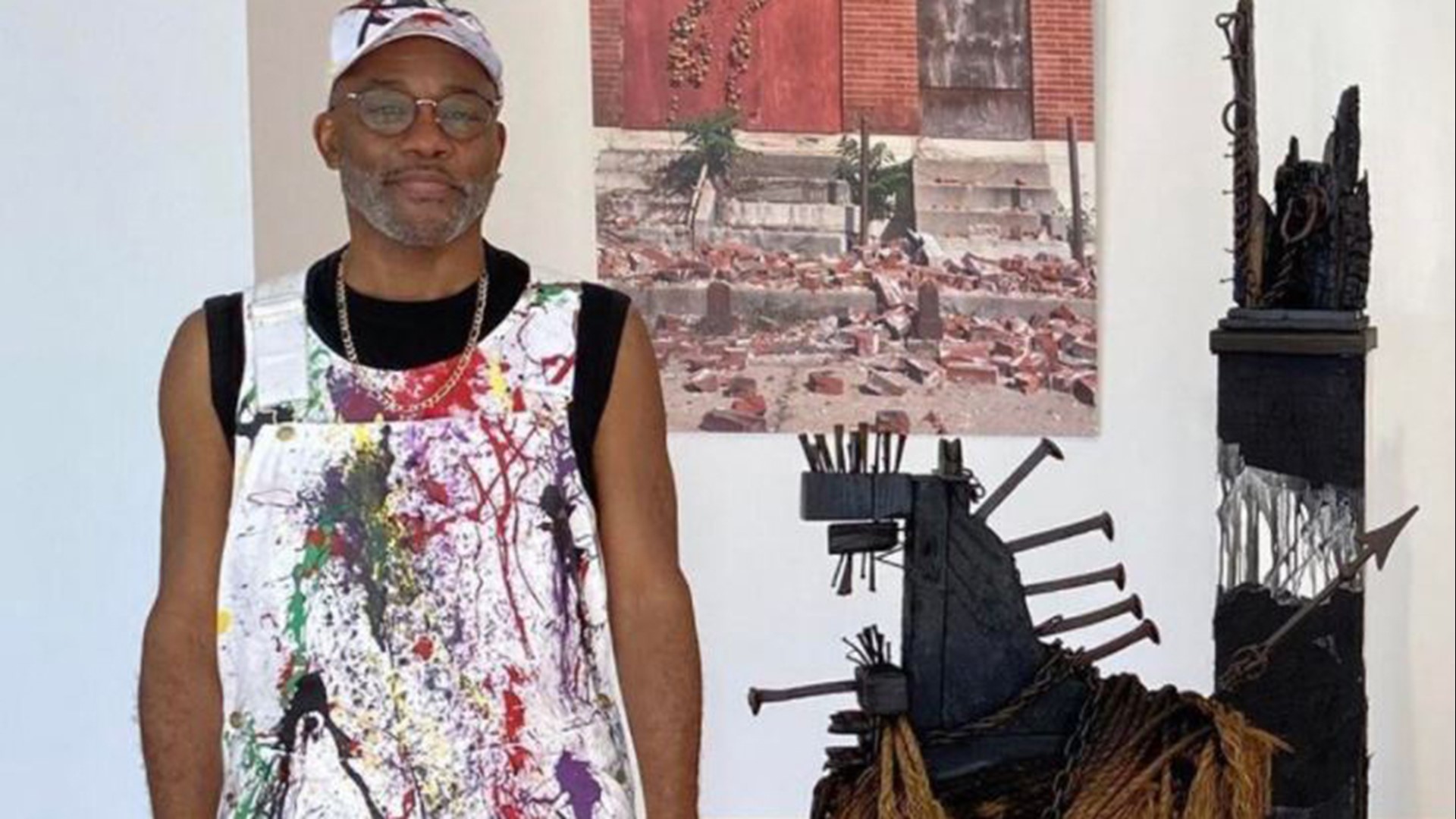 Ronald Young’s art exhibition explores African diaspora | ksdk.com