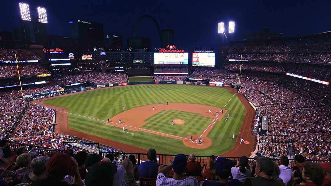 Woman grazed by stray bullet inside Busch Stadium | ksdk.com