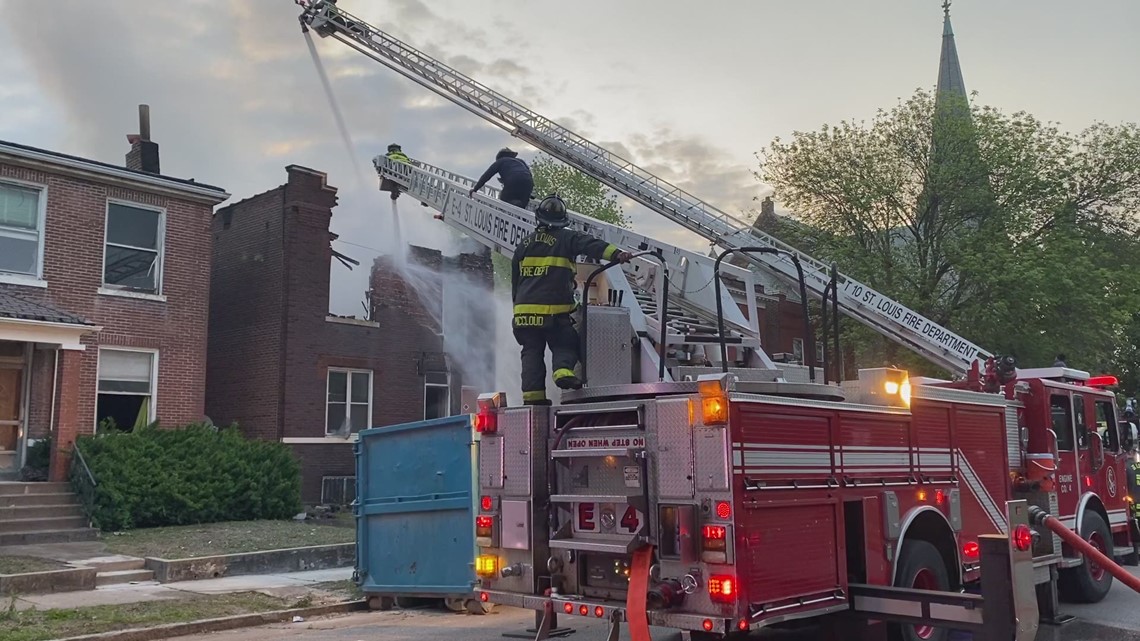 Fire destroys two-story house in The Ville | ksdk.com