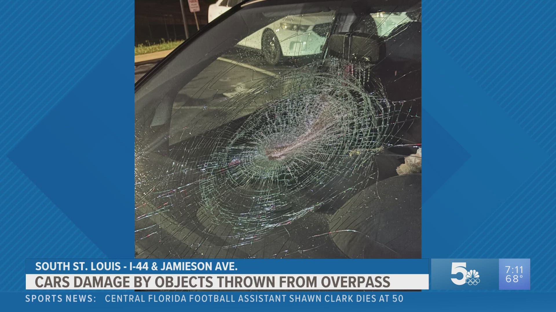 Objects thrown at cars on I-44 in south St. Louis | ksdk.com