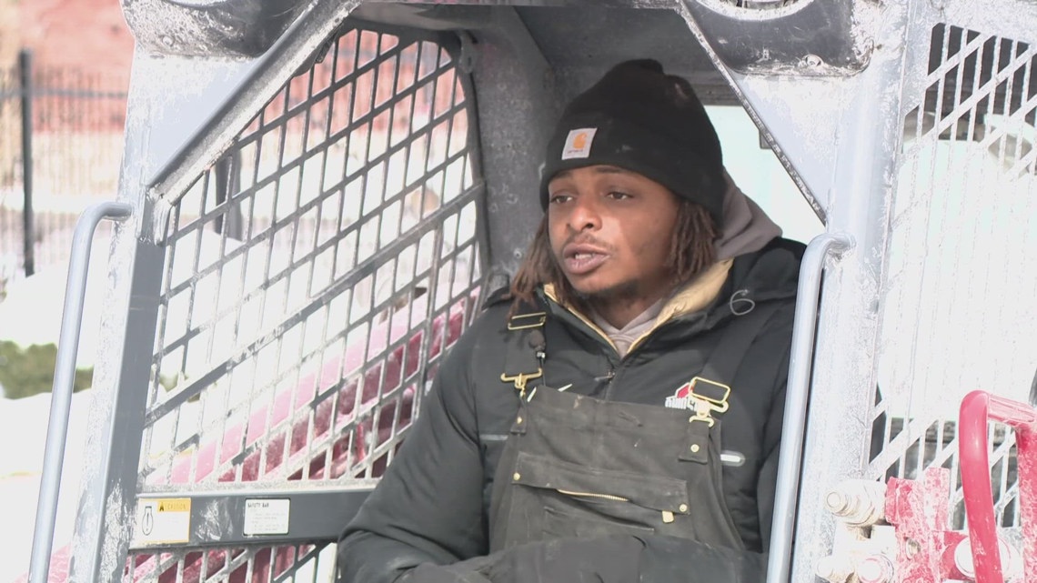 Good Samaritan rents skid steer, clears Dogtown streets for free | ksdk.com