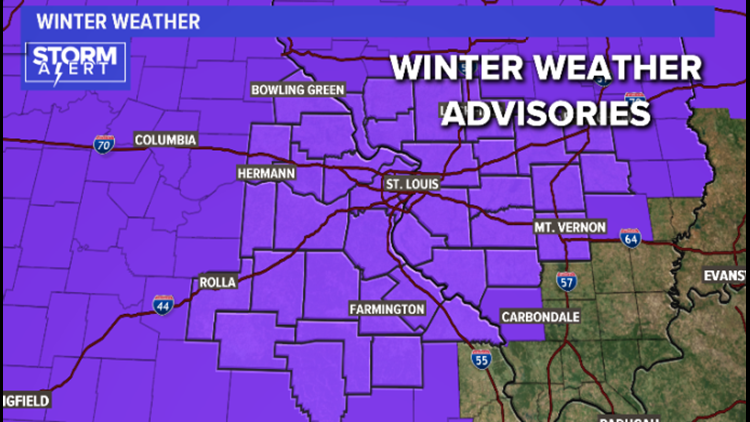 Stl weather | Sleet and snow coming to the St. Louis area | ksdk.com